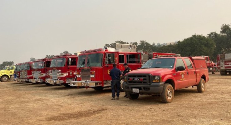 Pasadena Firefighters Deploy to Moccasin Fire in Mariposa County ...