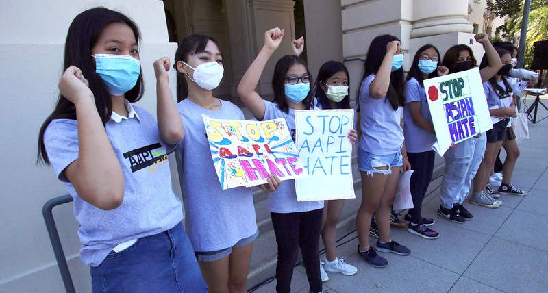 Students Rally Against Anti-Asian Hate Crimes – Pasadena Now