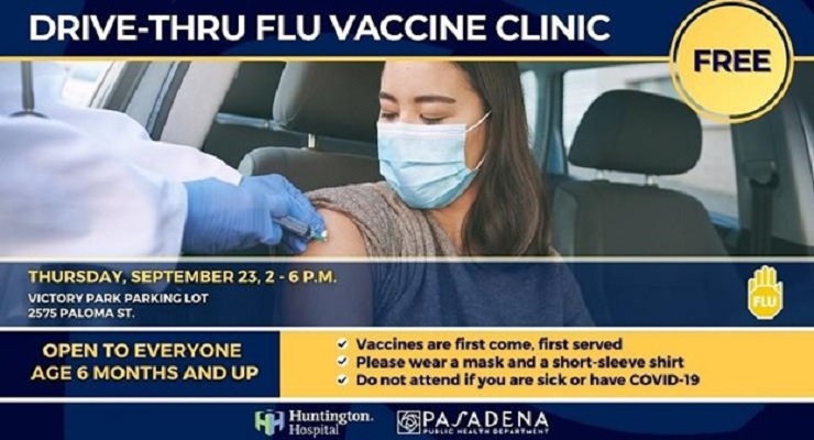 Pasadena to Host Free Drive-Thru Flu Shot Clinic – Pasadena Now