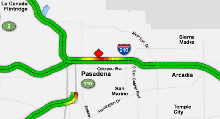 One Person is Dead Monday Morning on 210 Freeway in Pasadena – Pasadena Now