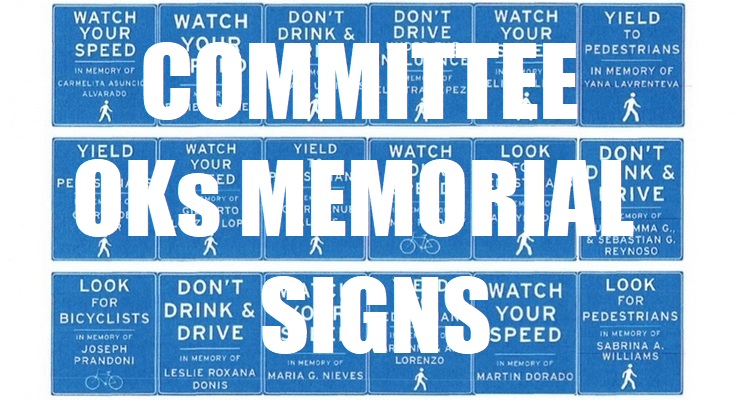Roadside Memorial Sign Program Gets Thumbs Up From Municipal Services ...