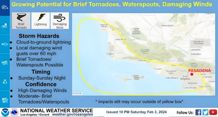 Storm Update: “Don’t Say We Didn’t Warn You,” Pasadena Fire Dept. Posts ...