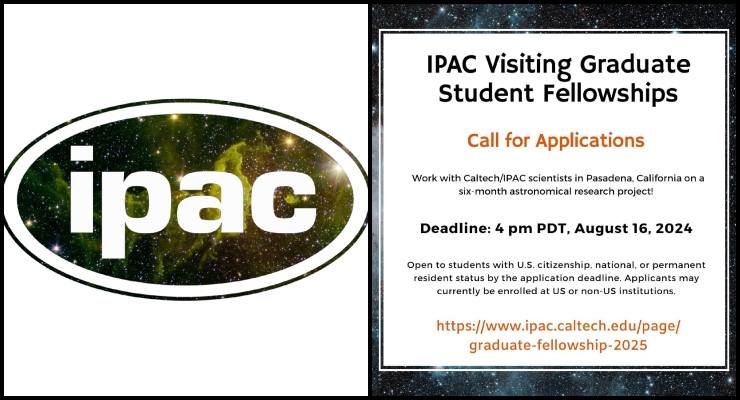 Caltech Announces Visiting Graduate Student Fellowships for 2025 ...