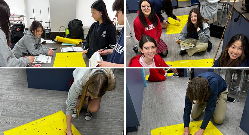 La Salle's Forensic Science Class' Crime Scene Analysis - Pasadena Schools