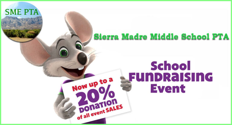 Sierra Madre Middle School PTA Restaurant Night at Chuck E. Cheese ...